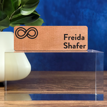 OriginalBadge.com Store. Original Badge Company Laser Engraved Oak Name ...